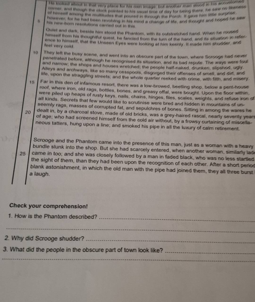 Solved: He looked about in that very place for his own image; but ...