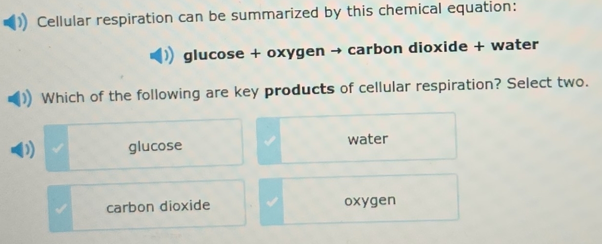 Solved: Cellular respiration can be summarized by this chemical ...