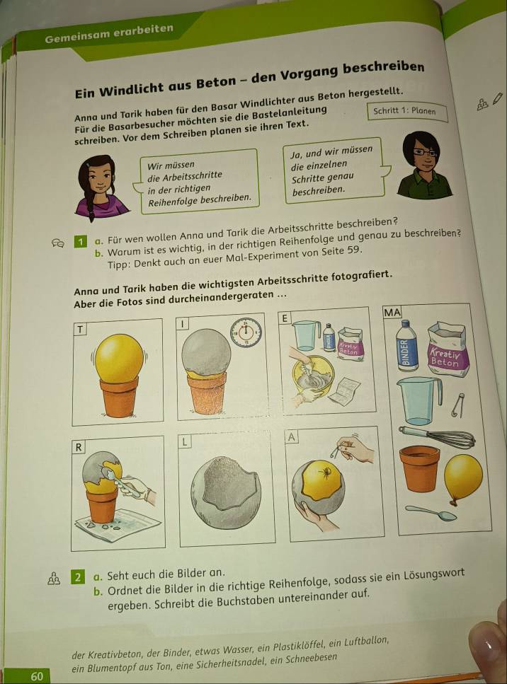 Gelöst:Gemeinsam erarbeiten Ein Windlicht aus Beton - den Vorgang ...