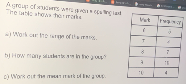 Solved: remu | Explo. Temu | Explo.... many minute... 525600/60 -.. whe ...