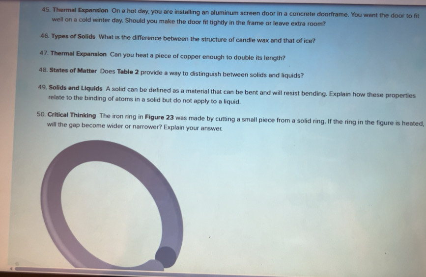 Solved: Thermal Expansion On a hot day, you are installing an aluminum ...