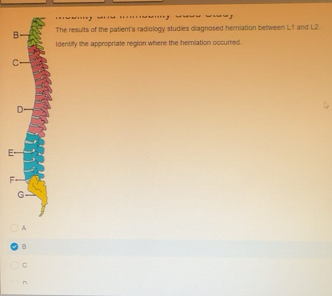 Solved: The results of the patient's radiology studies diagnosed ...