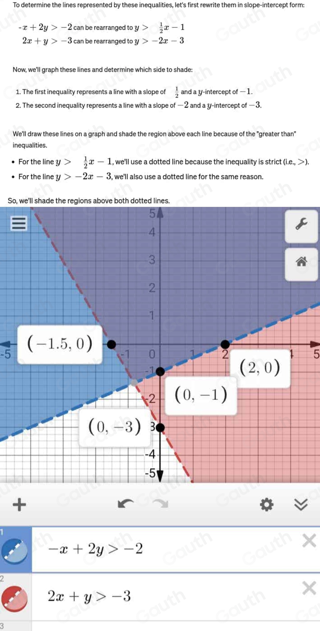 Solved: determine the lines and then drag the shading points to select ...