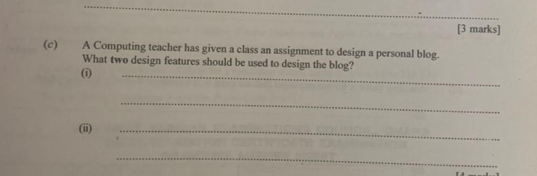 Solved: A Computing teacher has given a class an assignment to design a ...