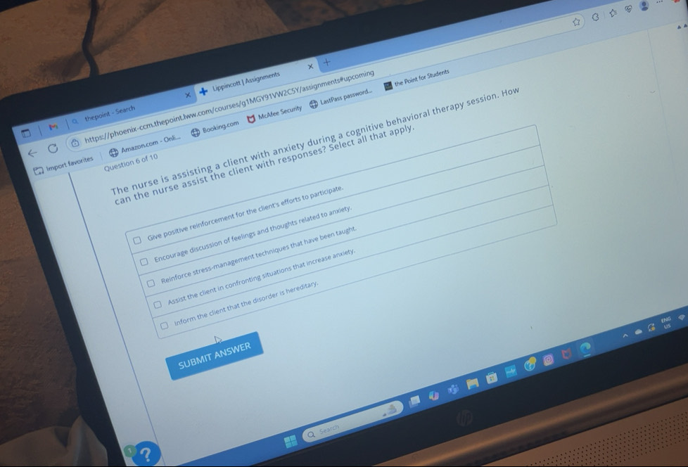 Solved: the Point for Students Lippincott | Assignments C https ...