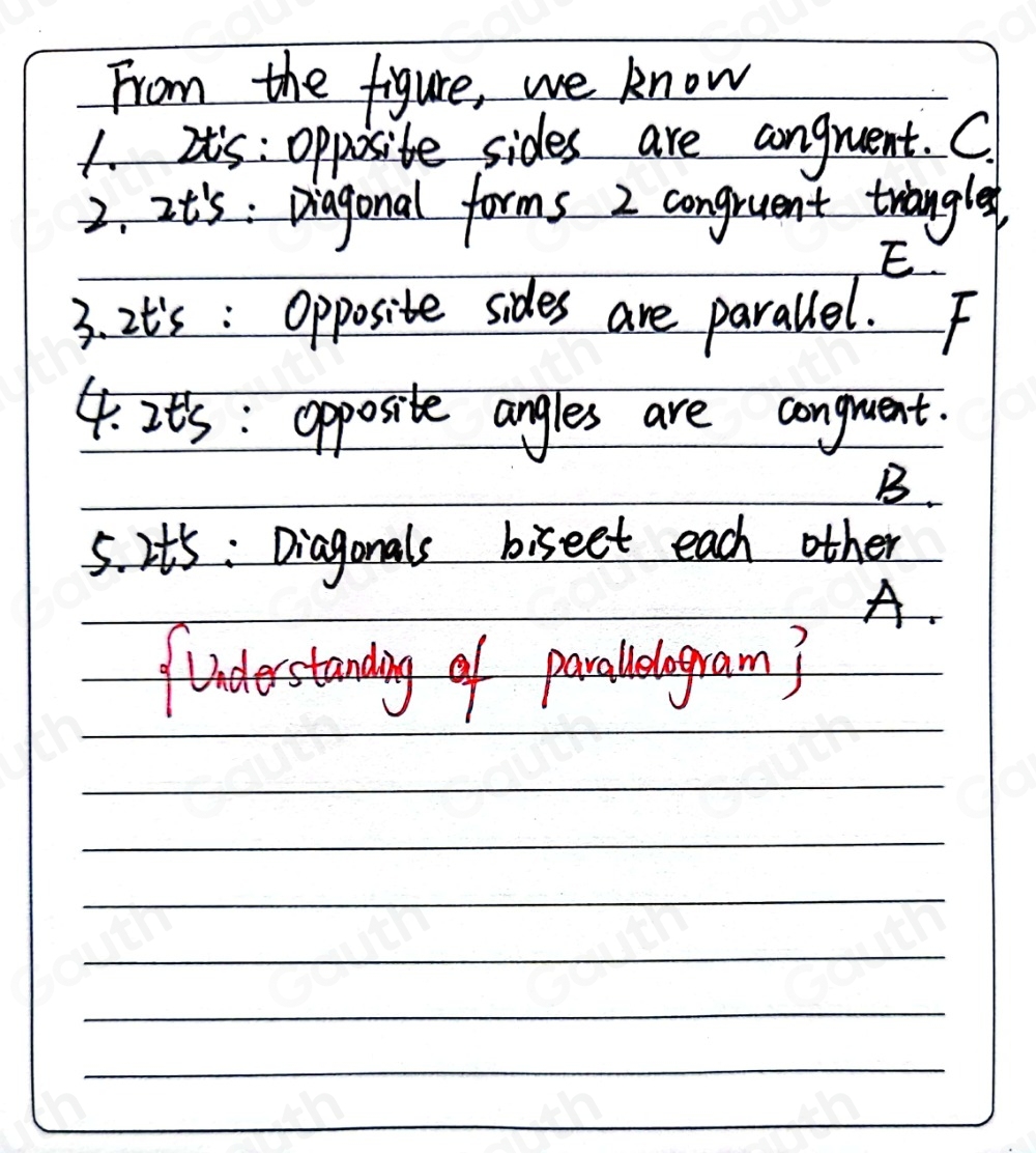 Solved: MODULE 1: Lesson 1: Conditions that Make a Quadrilateral a ...