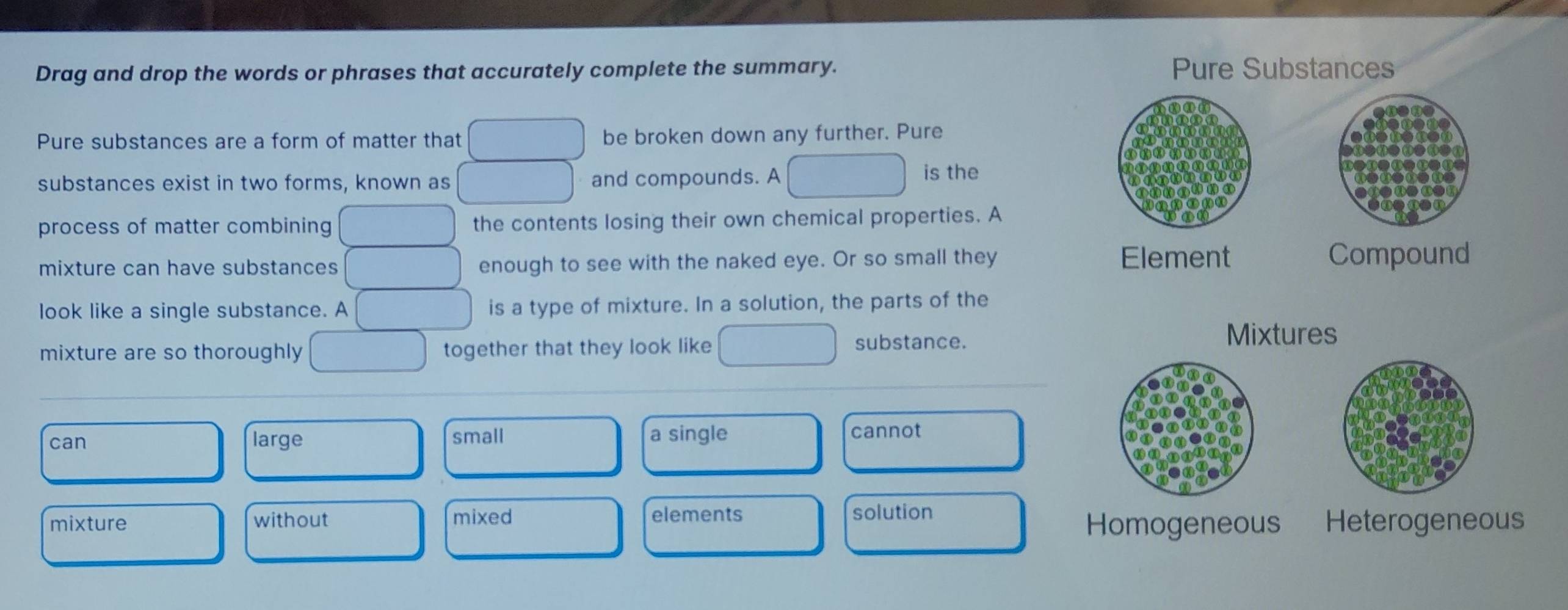 Resuelto:Drag and drop the words or phrases that accurately complete ...