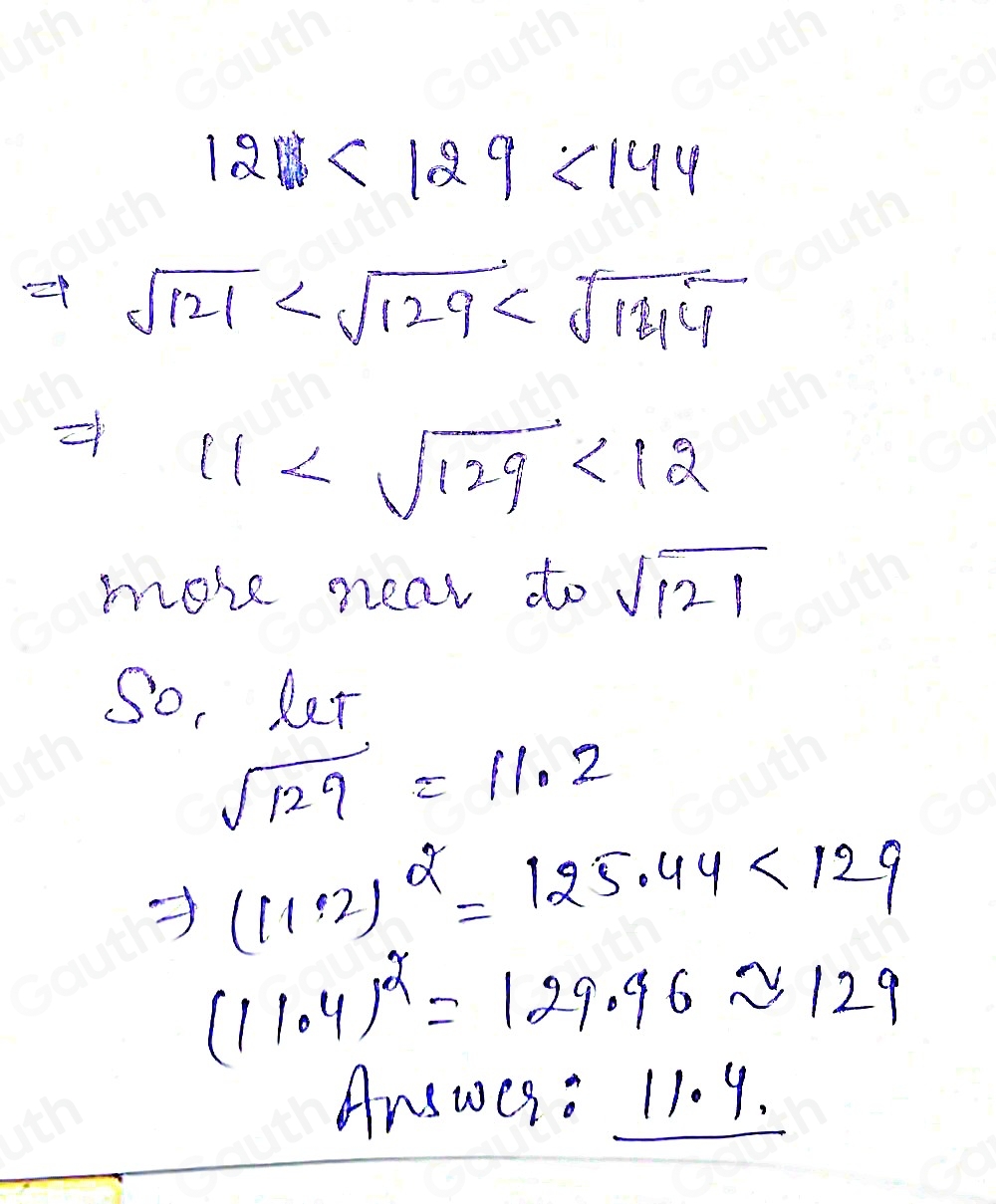 Solved: Use trial and improvement to find an approximate solution to x ...