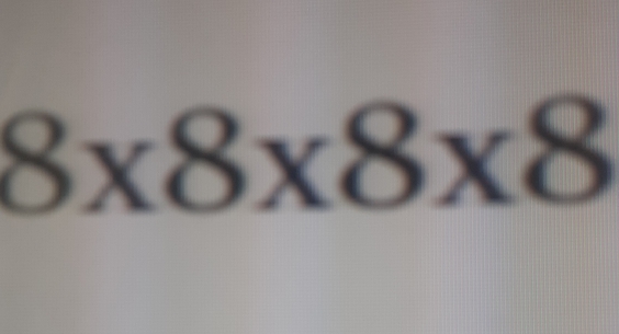 Solved: 8x8x8x8 [Math]