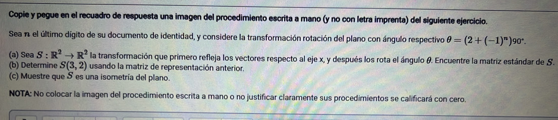 Resuelto:Copie y pegue en el recuadro de respuesta una imagen del ...