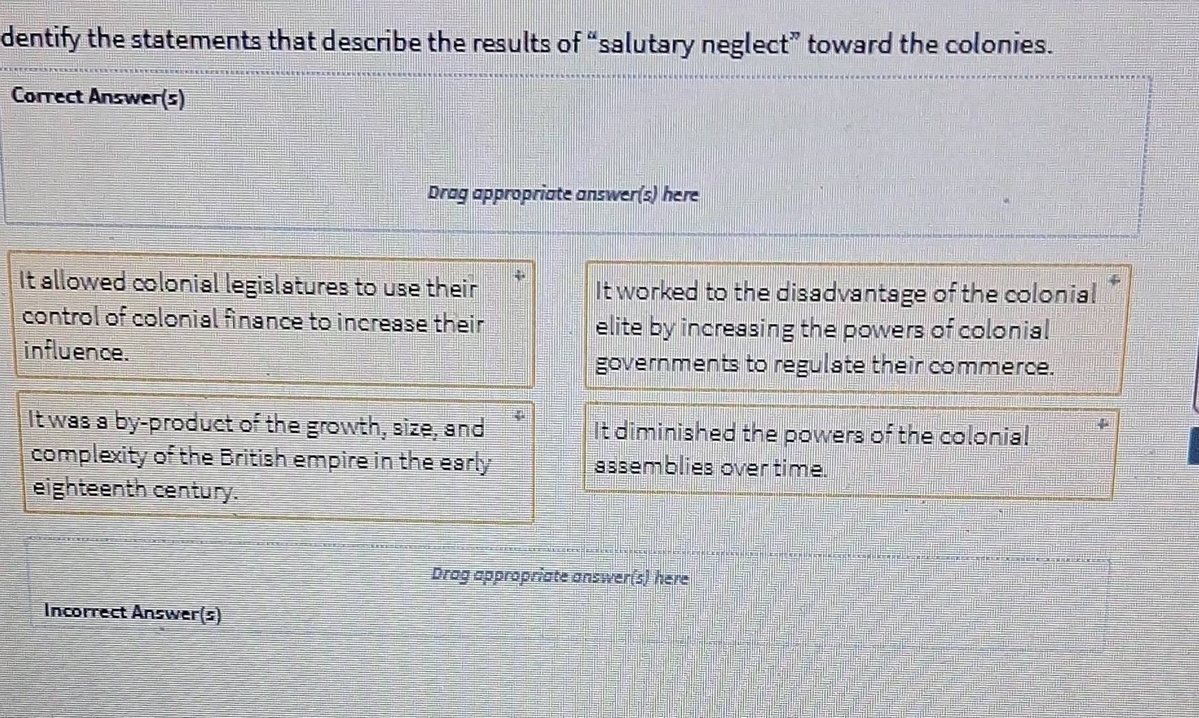 Solved: dentify the statements that describe the results of “salutary ...