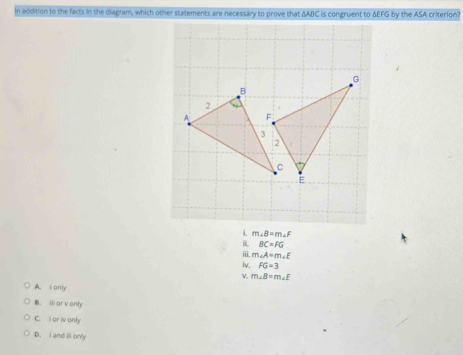 Solved: In addition to the facts in the diagram, which other statements ...