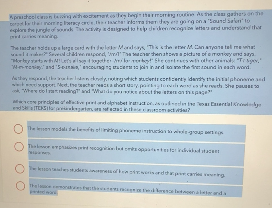 Solved: A preschool class is buzzing with excitement as they begin ...