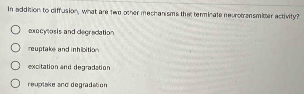 Solved: In addition to diffusion, what are two other mechanisms that ...