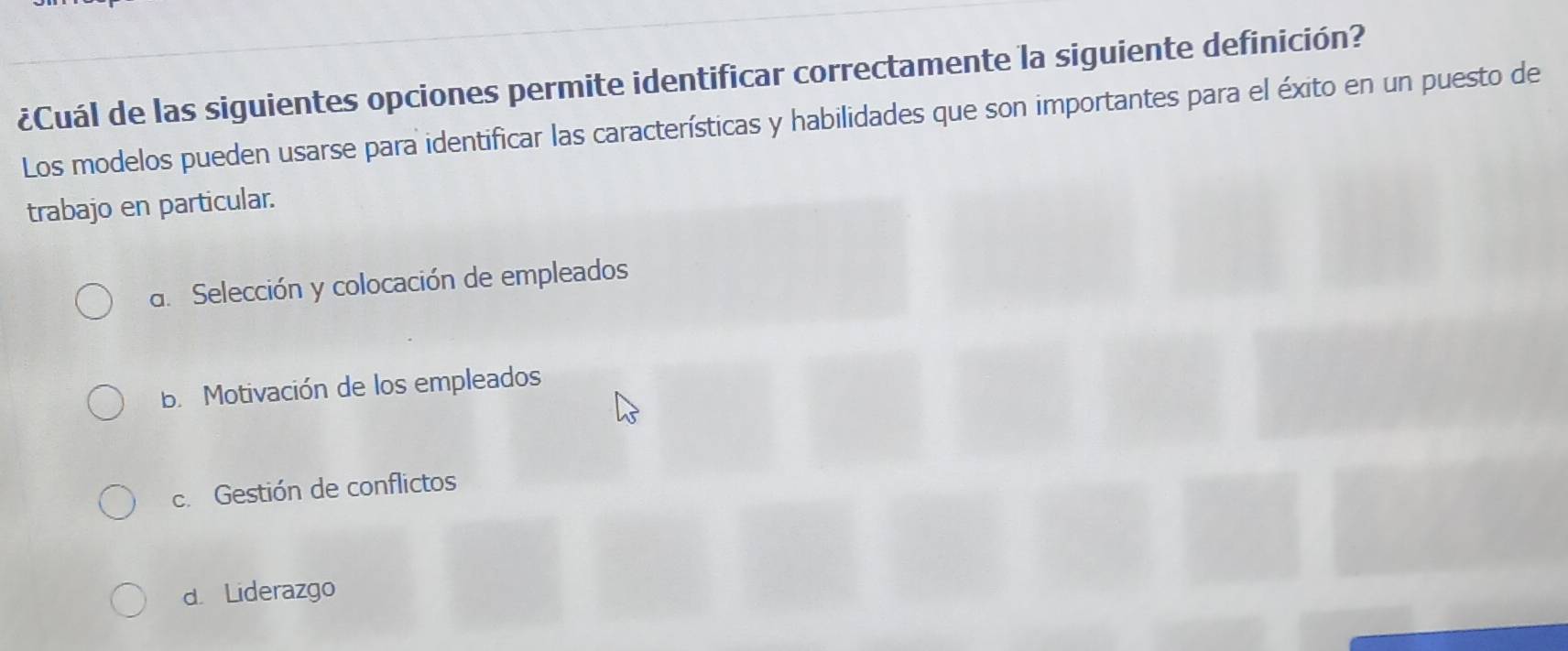 Resuelto:¿Cuál de las siguientes opciones permite identificar ...