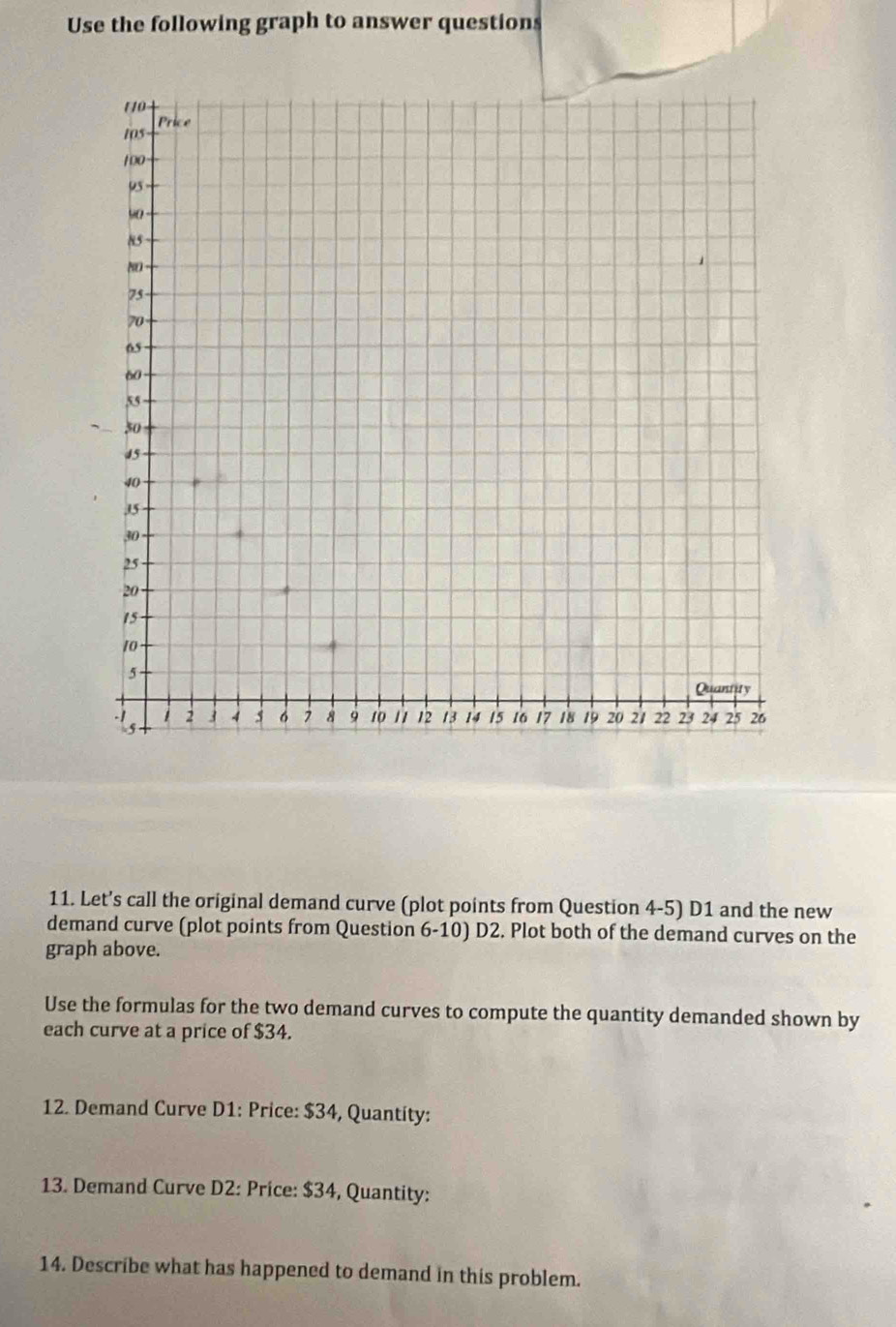 Solved: Use the following graph to answer questions 11. Let’s call the ...