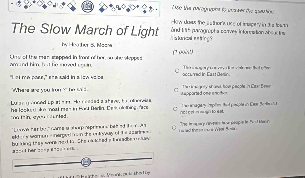 Resolvido:Use the paragraphs to answer the question. How does the ...