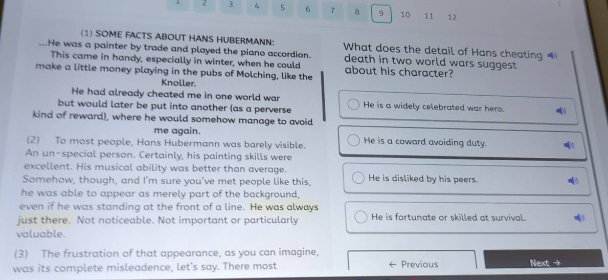 Solved: 2 3 4 5 6 7 8 9 10 11 12 (1) SOME FACTS ABOUT HANS HUBERMANN ...