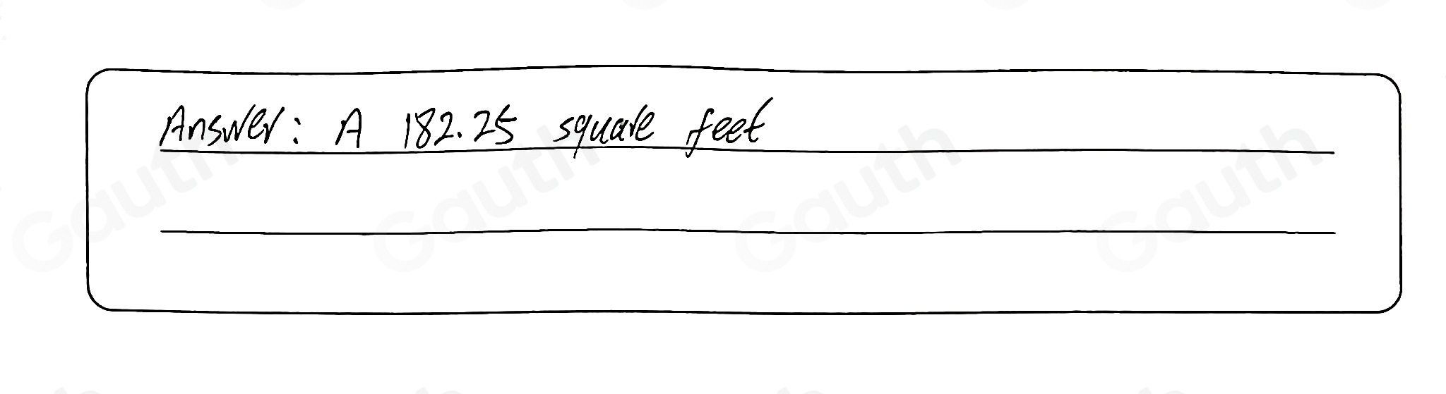 Solved: A square room has a side that measures 13.5 feet. What is the ...