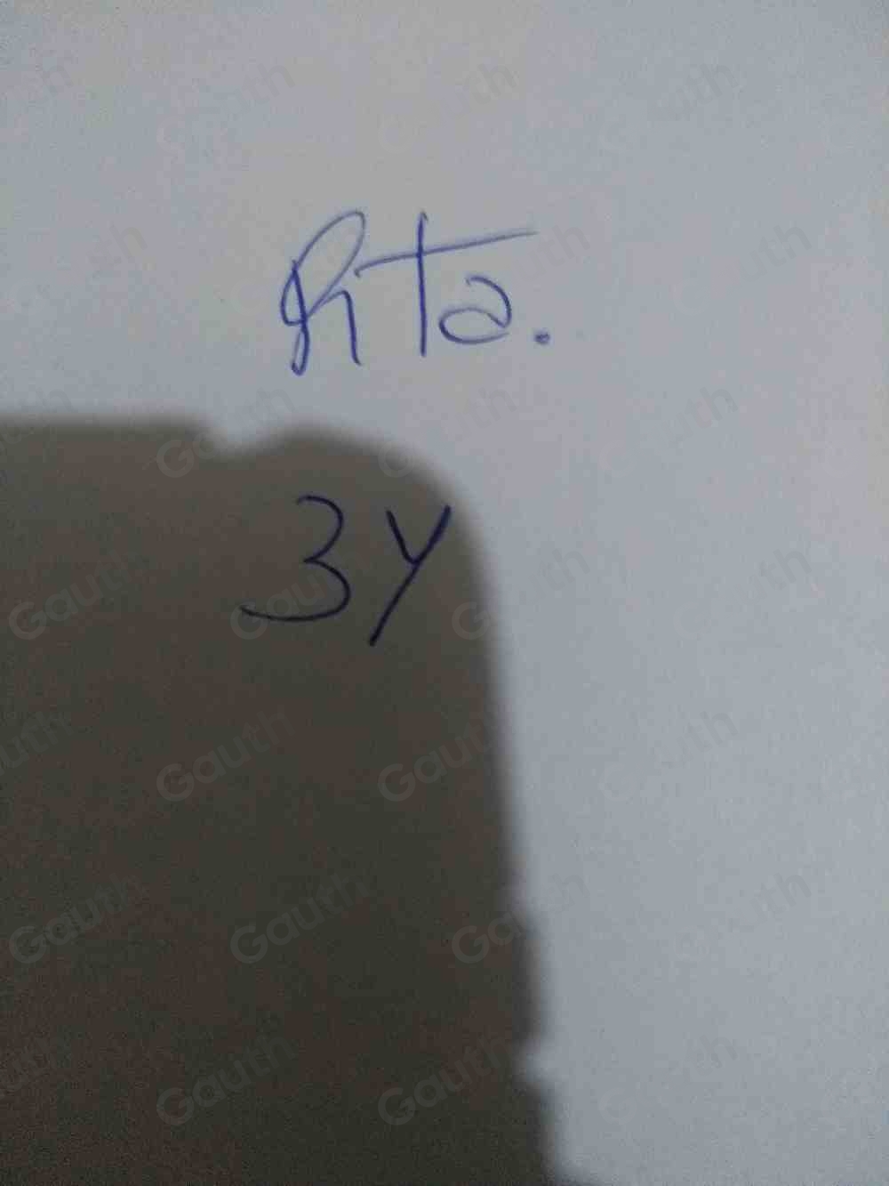 Solved: El área del siguiente rectángulo es 27y^5 metros cuadrados y su ...