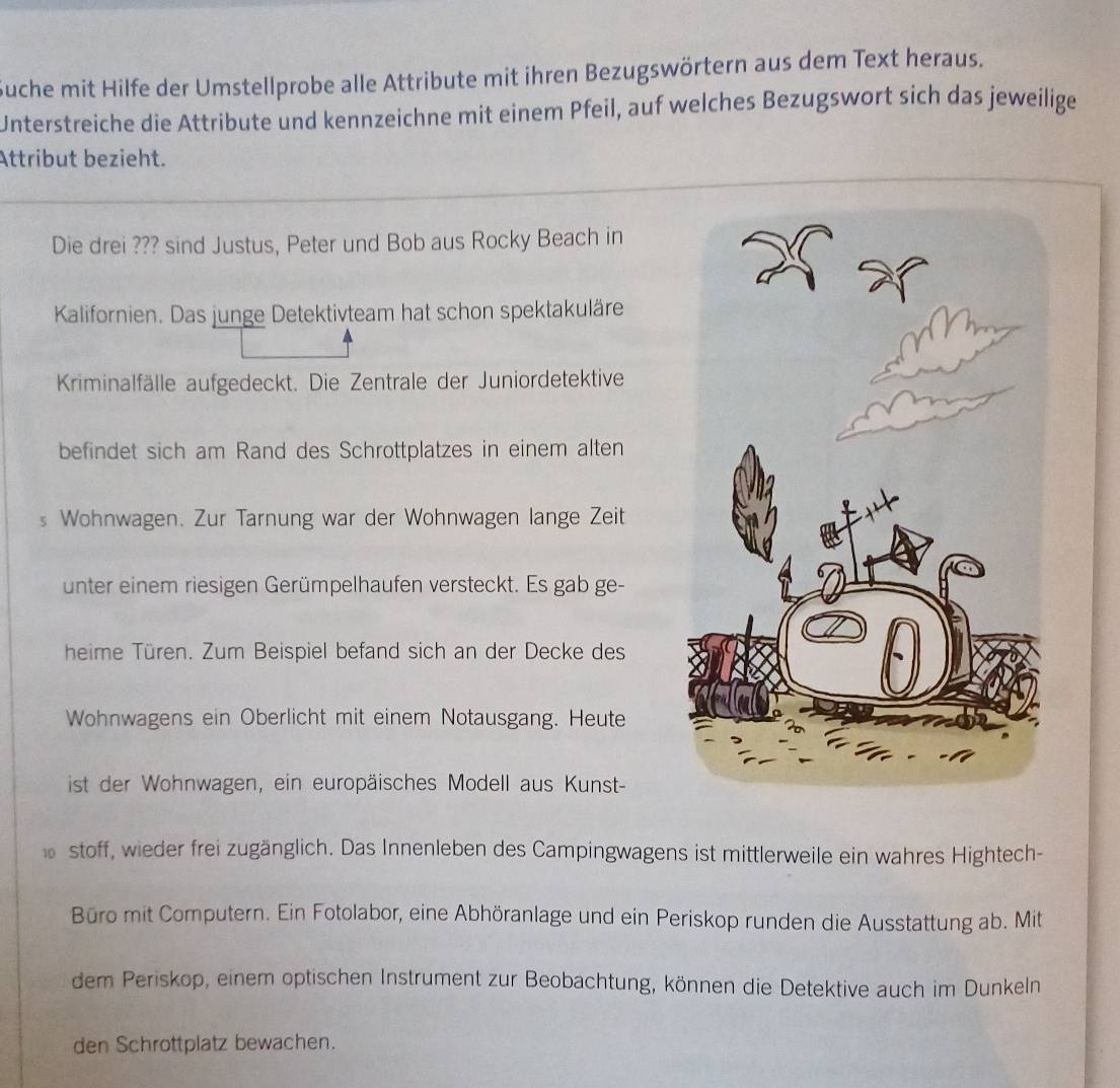 Gelöst:Suche mit Hilfe der Umstellprobe alle Attribute mit ihren ...