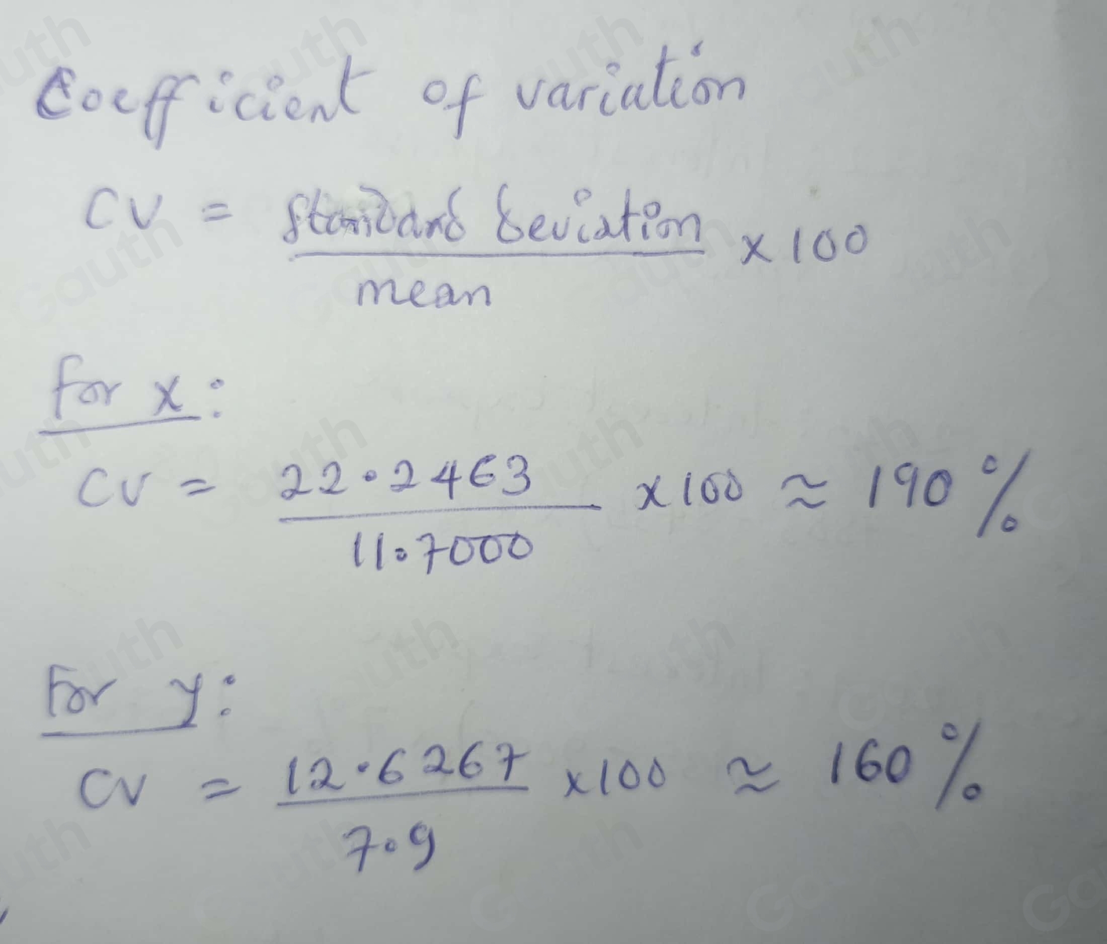 Solved: Use the results of part (a) to compute the sample mean ...