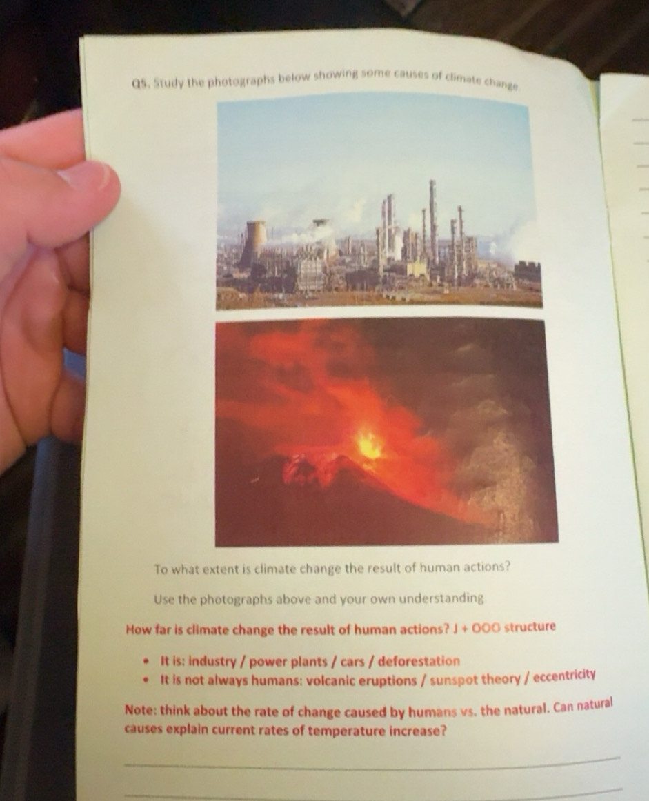 Risolto:Study th showing some causes of To what extent is climate ...