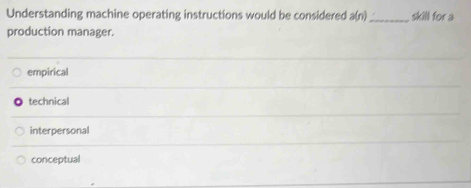 Solved: Understanding machine operating instructions would be ...