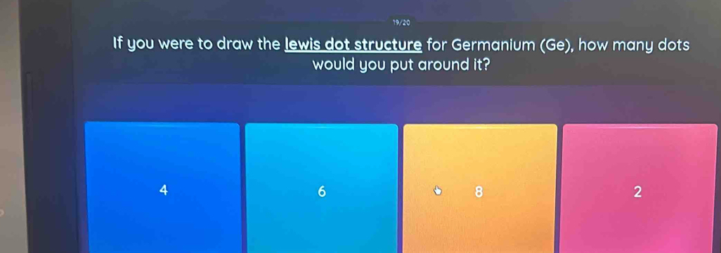 Solved: If you were to draw the lewis dot structure for Germanium (Ge ...