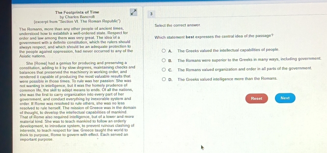 Solved: The Footprints of Time by Charles Bancroft 3 (excerpt from ...