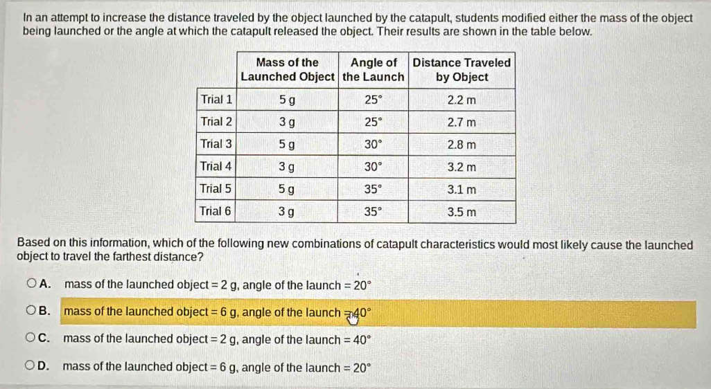 Solved: In an attempt to increase the distance traveled by the object ...