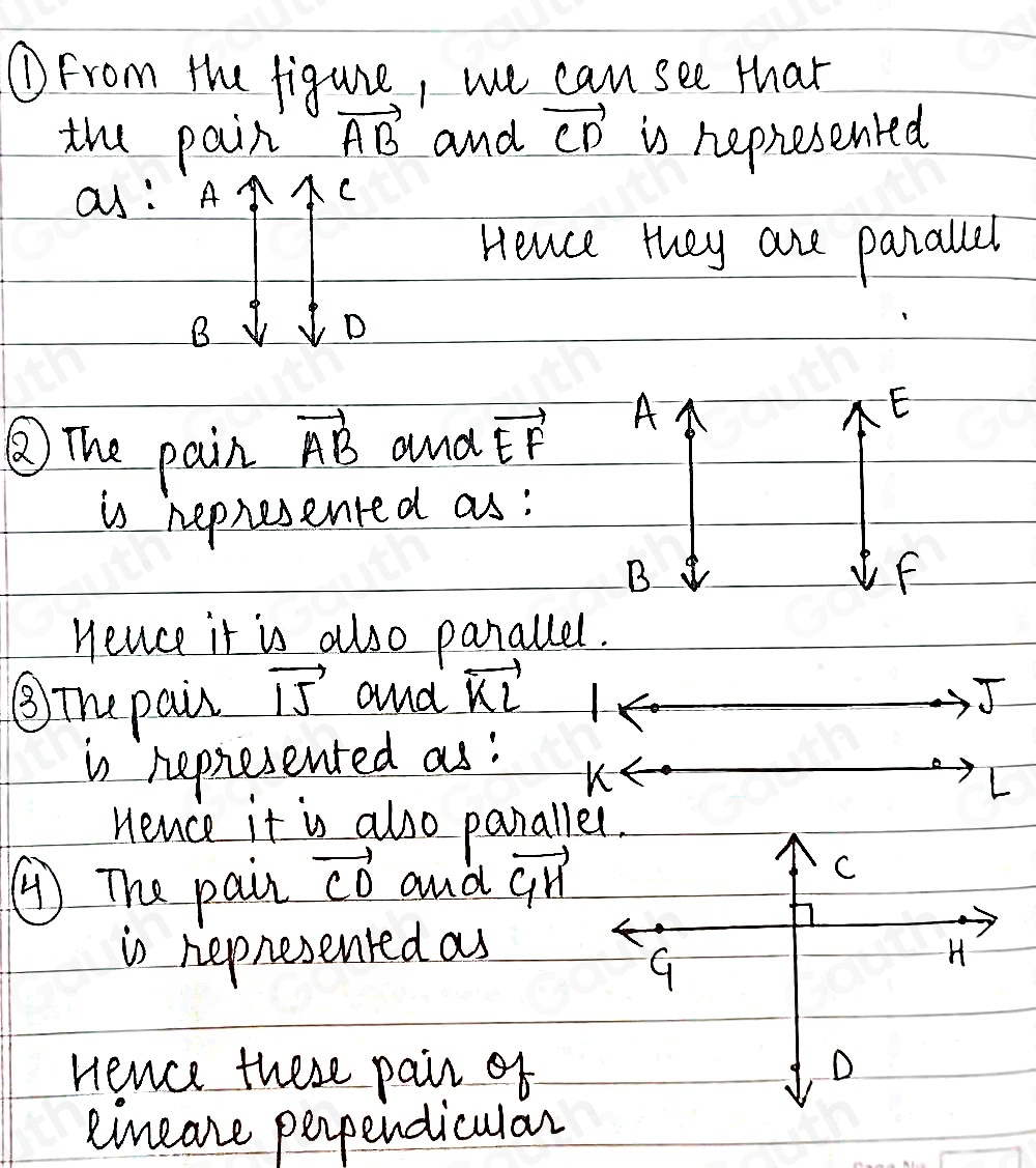 Solved: Use this image to classify each pair of lines. Select Parallel ...