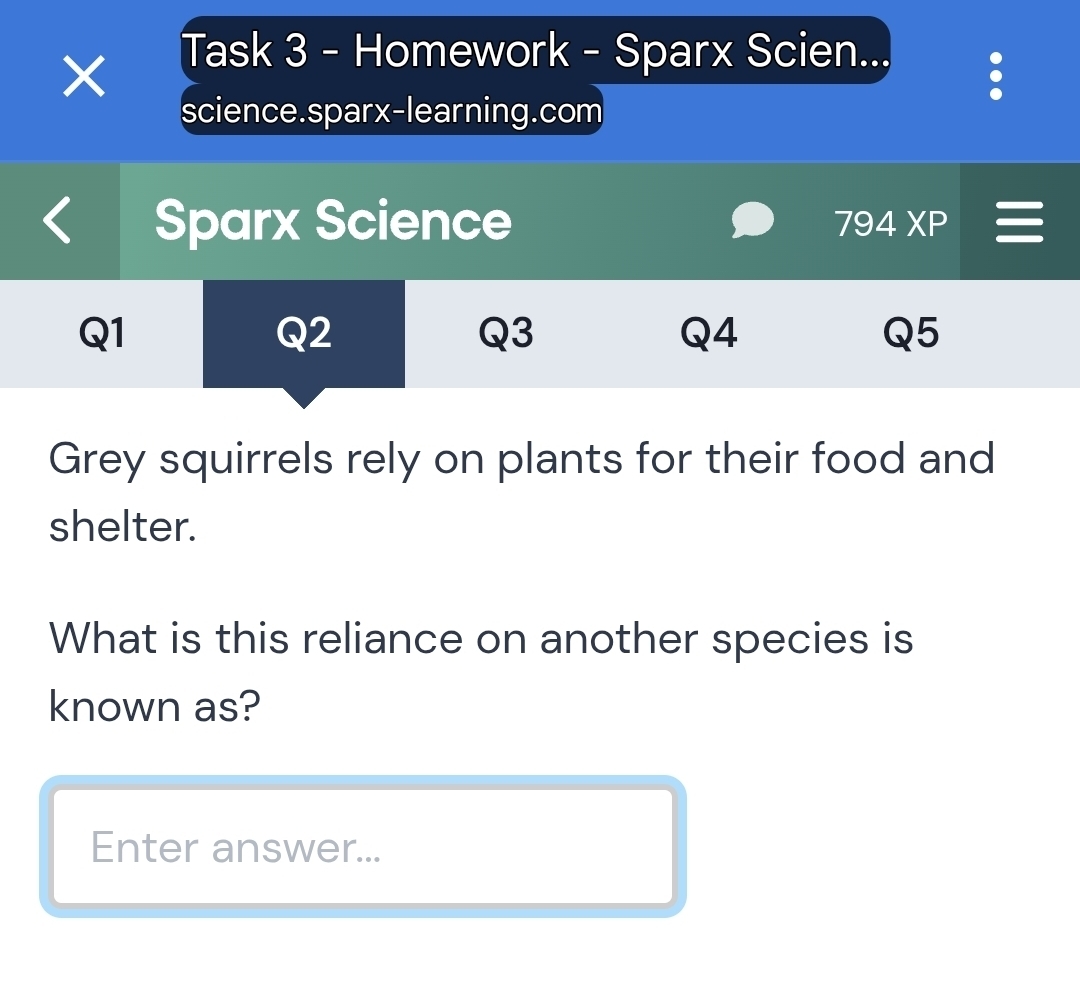 Solved: Task 3 - Homework - Sparx Scien... science.sparx-learning.com ...