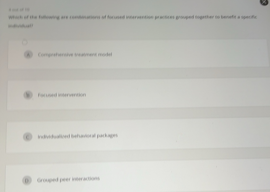 Solved: sut ef 16 Which of the following are combinations of focused ...