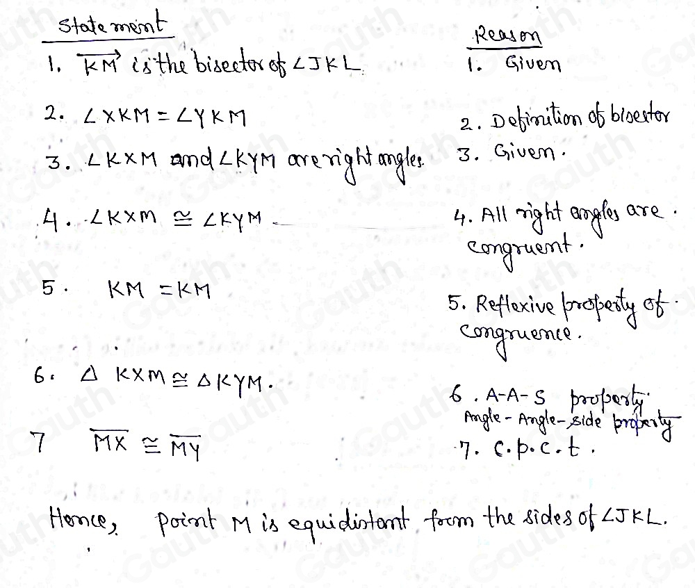 Solved: What are the missing parts that correctly complete the proof ...
