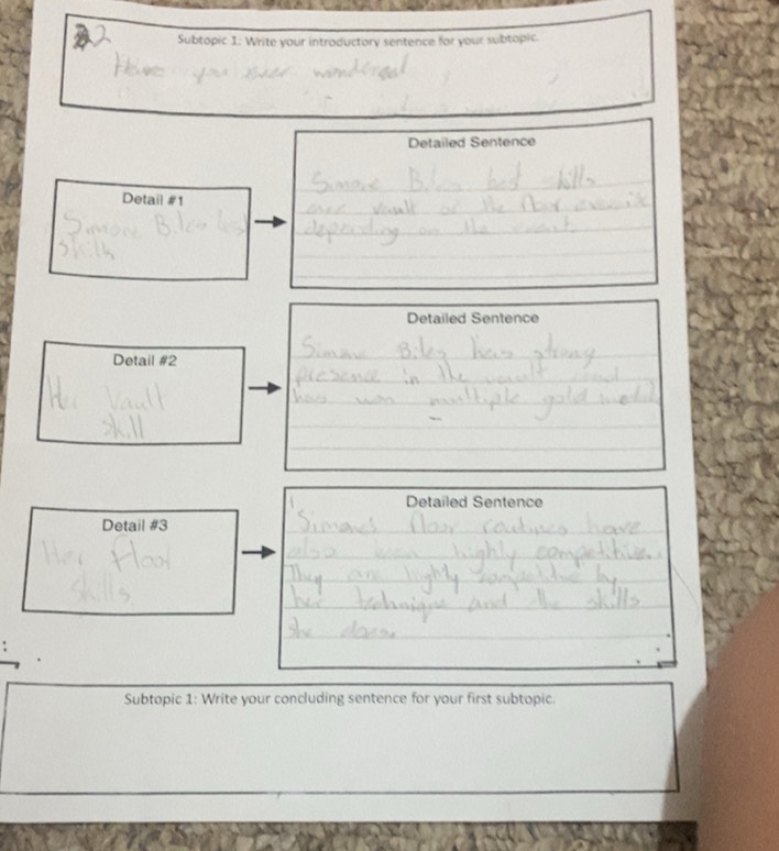 Solved: Subtopic 1: Write your introductory sentence for your subtopic ...