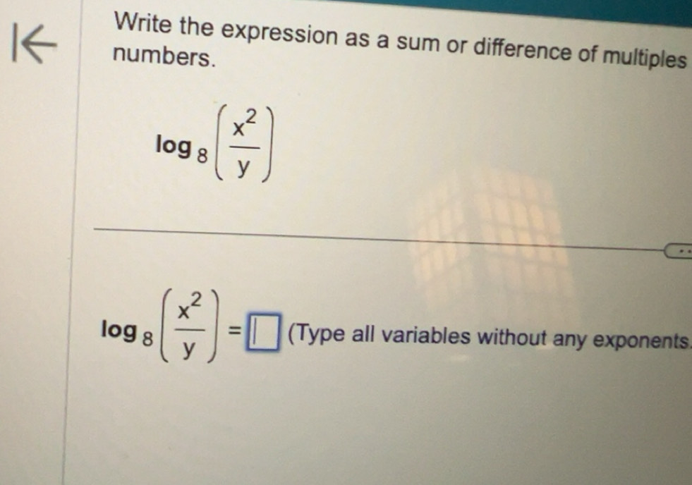 Solved: Write the expression as a sum or difference of multiples ...