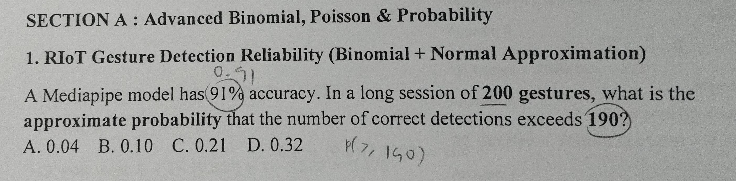 Selesai:Advanced Binomial, Poisson & Probability 1. RIoT Gesture ...