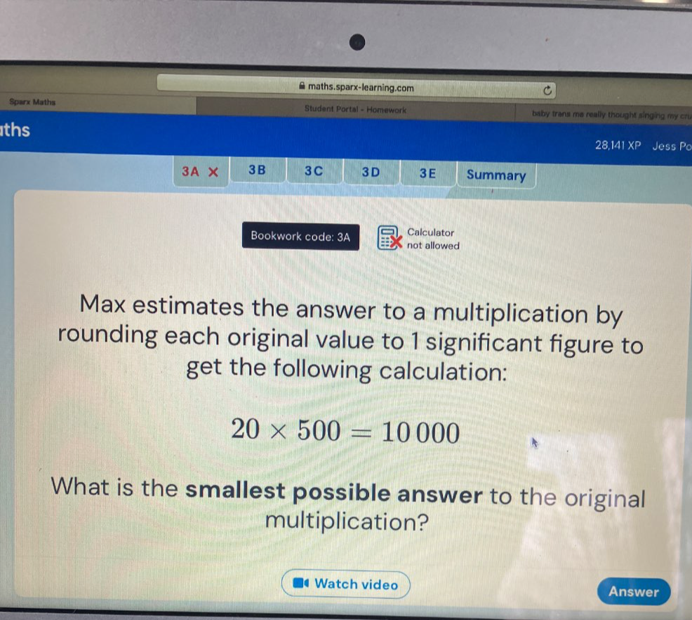 Solved: ≌ maths.sparx-learning.com C Sparx Maths Student Portal ...