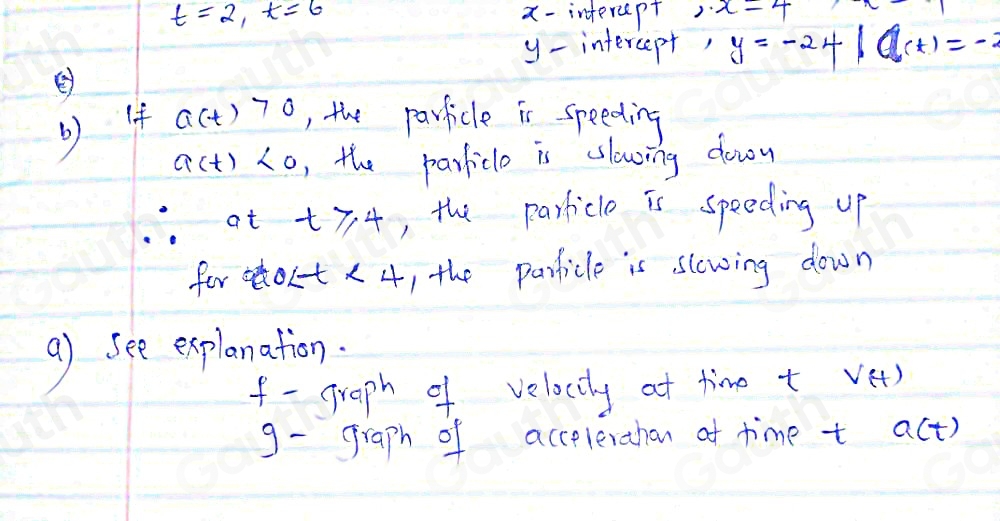 Solved: Application b. The position of a particle moving along a ...