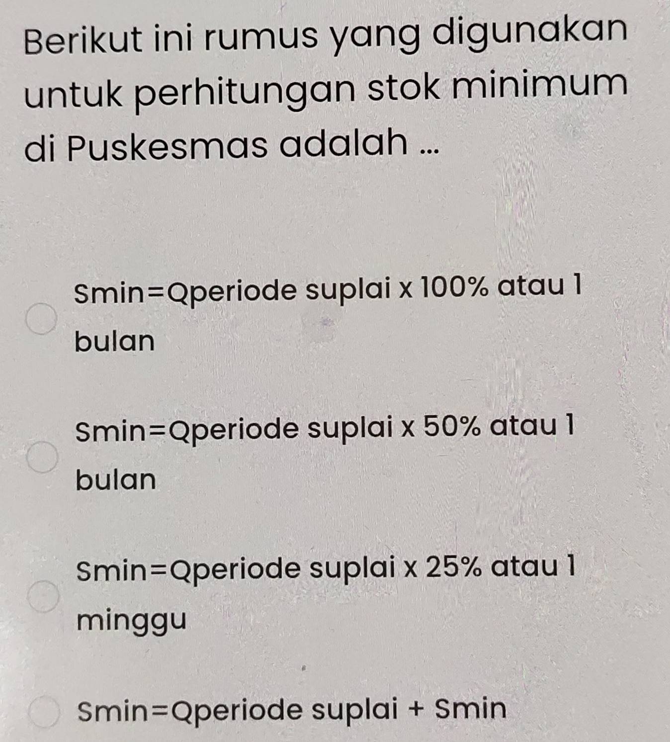 Telah dijawab:Berikut ini rumus yang digunakan untuk perhitungan stok ...