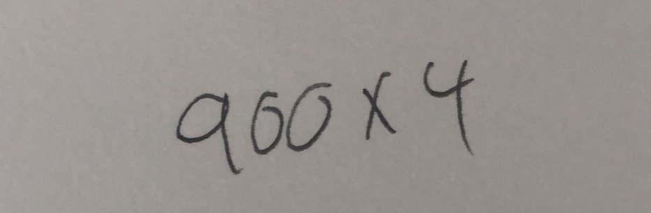 Solved: 900 * 4 [Math]