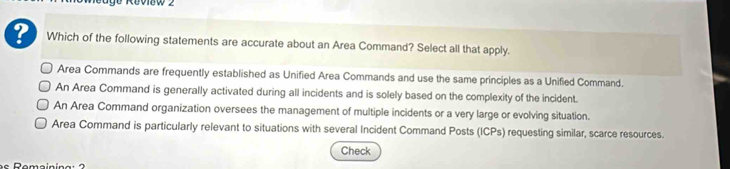 Solved: Review 2 ? Which of the following statements are accurate about ...