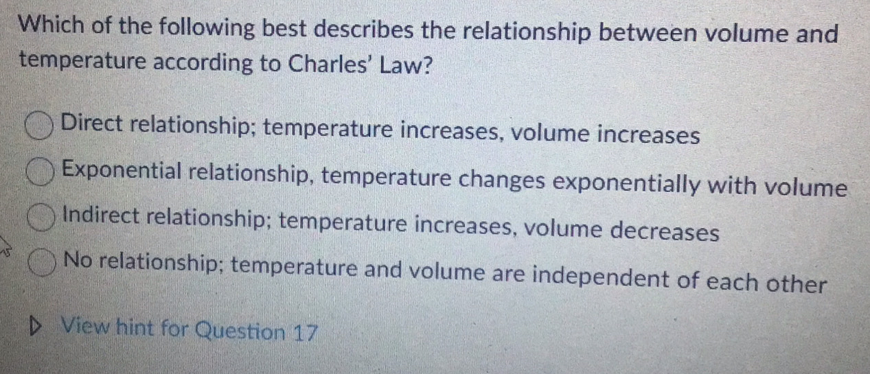 Solved: Which of the following best describes the relationship between ...