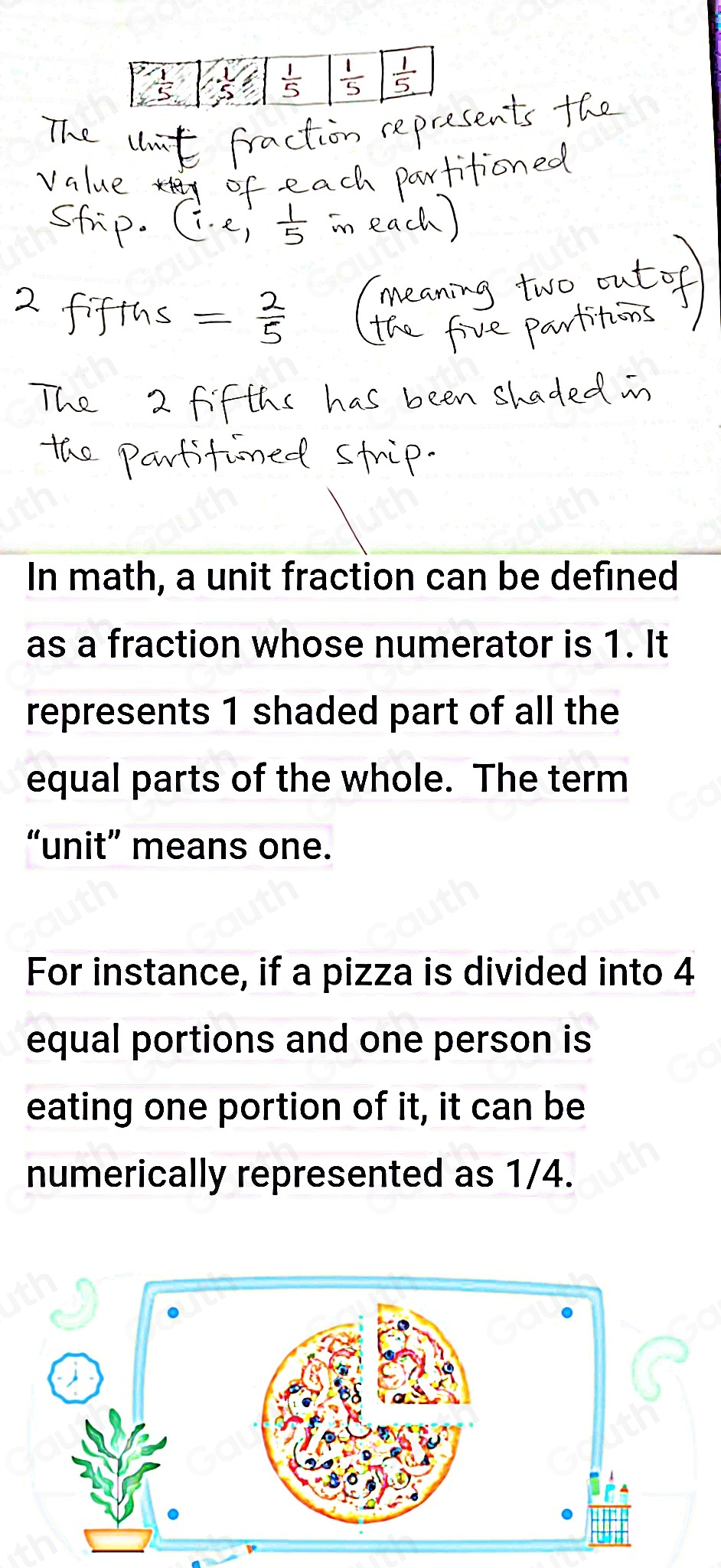 Solved: Complete the number sentence. Estimate to partition the strip ...