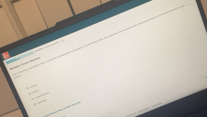 Solved: receiving a substantial raise, a consumer increased their ...