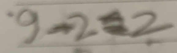 Solved: 9-2=2 [Math]