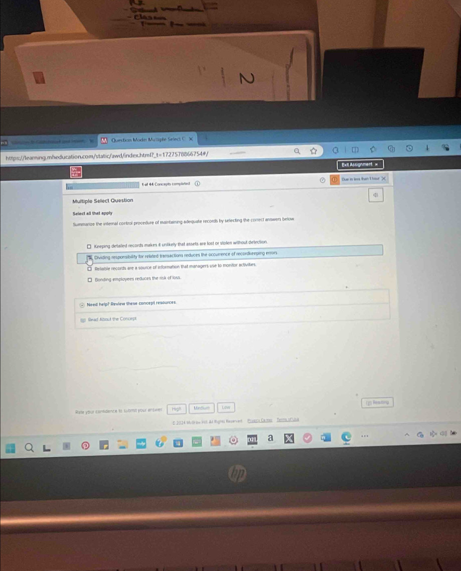 Solved: de Catoet nd Question Moder Mulaple Select C https://learning ...