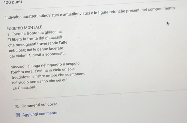 Risolto:100 punti Individua caratteri stilnovistici e antistilnovistici ...