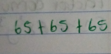 Solved: 65+65+65 [Math]